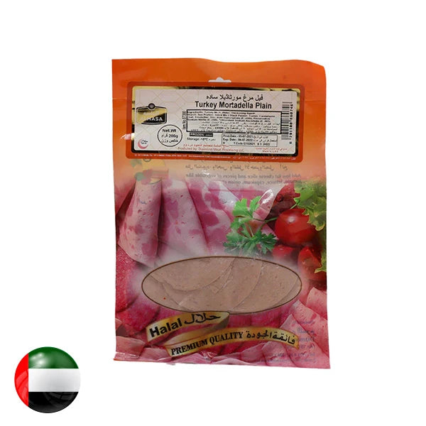 Almasa Plain Turkey Mortadella 1kg Cold Cut – Greenvalley Rwp