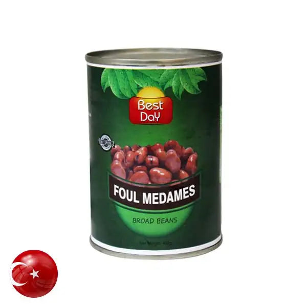 Best Day Foul Medames Broad Beans 400Gm Tin – Greenvalley Rwp