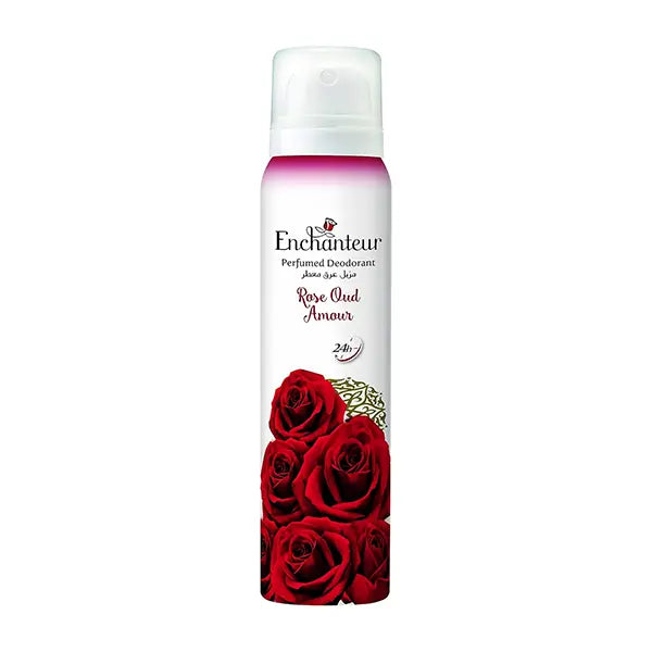 Enchanteur Body Spray 150Ml Rose Oud Amour – Greenvalley Rwp