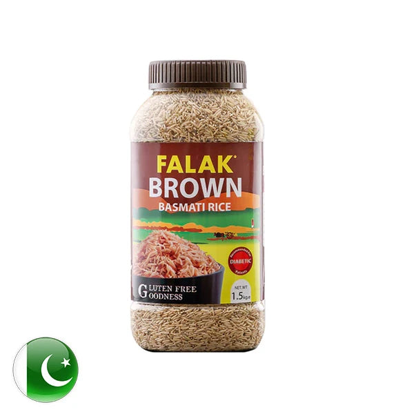Falak Brown Basmati Rice 1.5kg – Greenvalley Rwp