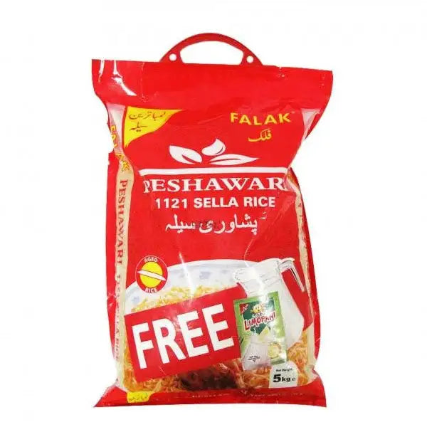 Falak Peshaw Sella Rice 5Kg – Greenvalley Rwp