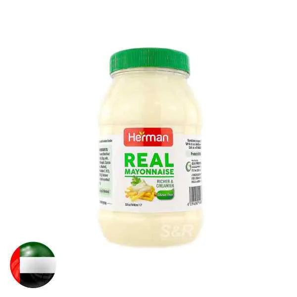 Herman Real Mayonnaise 946ml – Greenvalley Rwp