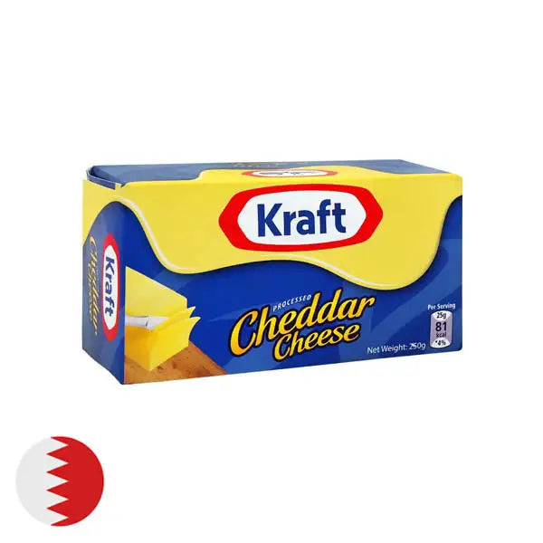 Kraft Processed Cheddar Cheese 250g – Greenvalley Rwp