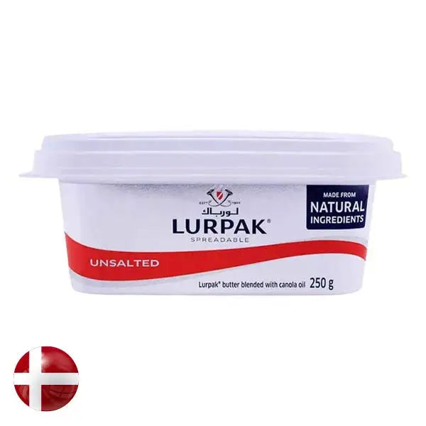 Lurpak Spreadable Unsalted Butter 250Gm – Greenvalley Rwp
