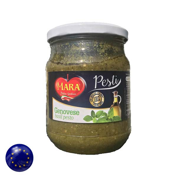 Mara Green Pesto 180gm – Fresh Basil Sauce for Pasta & More ...