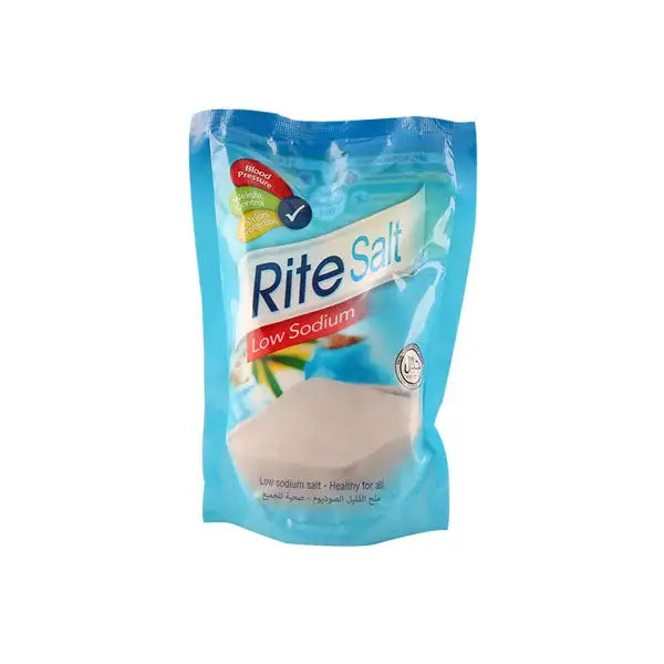 Rite Salt 60% Less Sodium 450Gm – Greenvalley Rwp