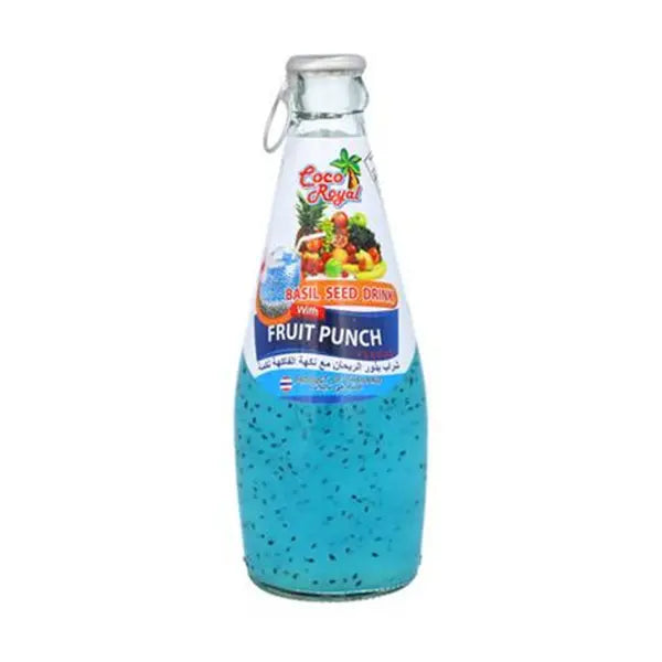 Coco Royal Basil Seed Fruit Punch Flavoured Drink 290ml – Greenvalley Rwp