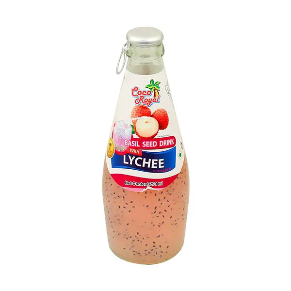 Coco Royal Basil Seed Lychee Flavoured Drink 290ml – Greenvalley Rwp