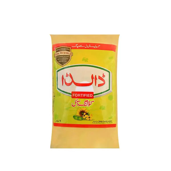 Dalda Fortified Cooking Oil 1ltr Pouch – Greenvalley Rwp