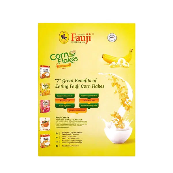 Fauji Corn Flakes Banana 250g – Greenvalley Rwp