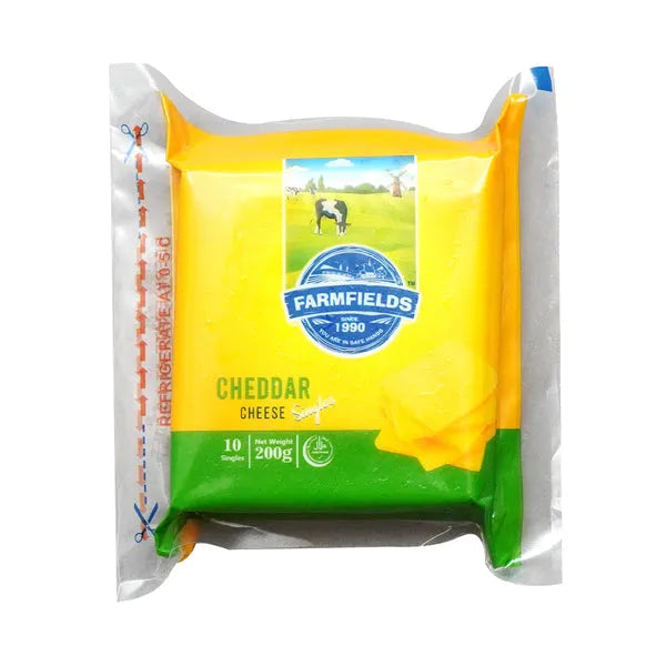 FCM Yellow Cheddar Cheese Slices 200gm – Greenvalley Rwp