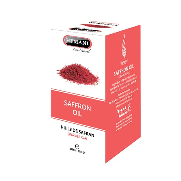 Hemani Saffron Oil 30ml – Greenvalley Rwp