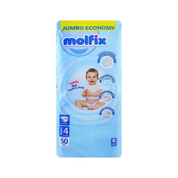 Molfix Diaper Maxi # 4 50pcs – Greenvalley Rwp