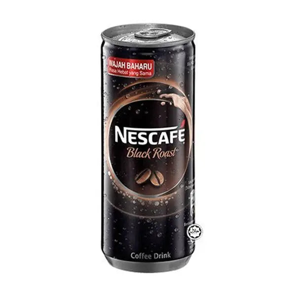 Nescafe Black Roast Coffee 240ml Can – Bold & Ready – Greenvalley Rwp