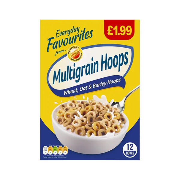 Weetabix Multigrain Hoops 375g – Tasty & Healthy Cereal – Greenvalley Rwp